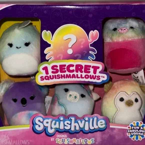 Squishmallows | Toys | Fun And Fabulous Squad From Squishville | Poshmark